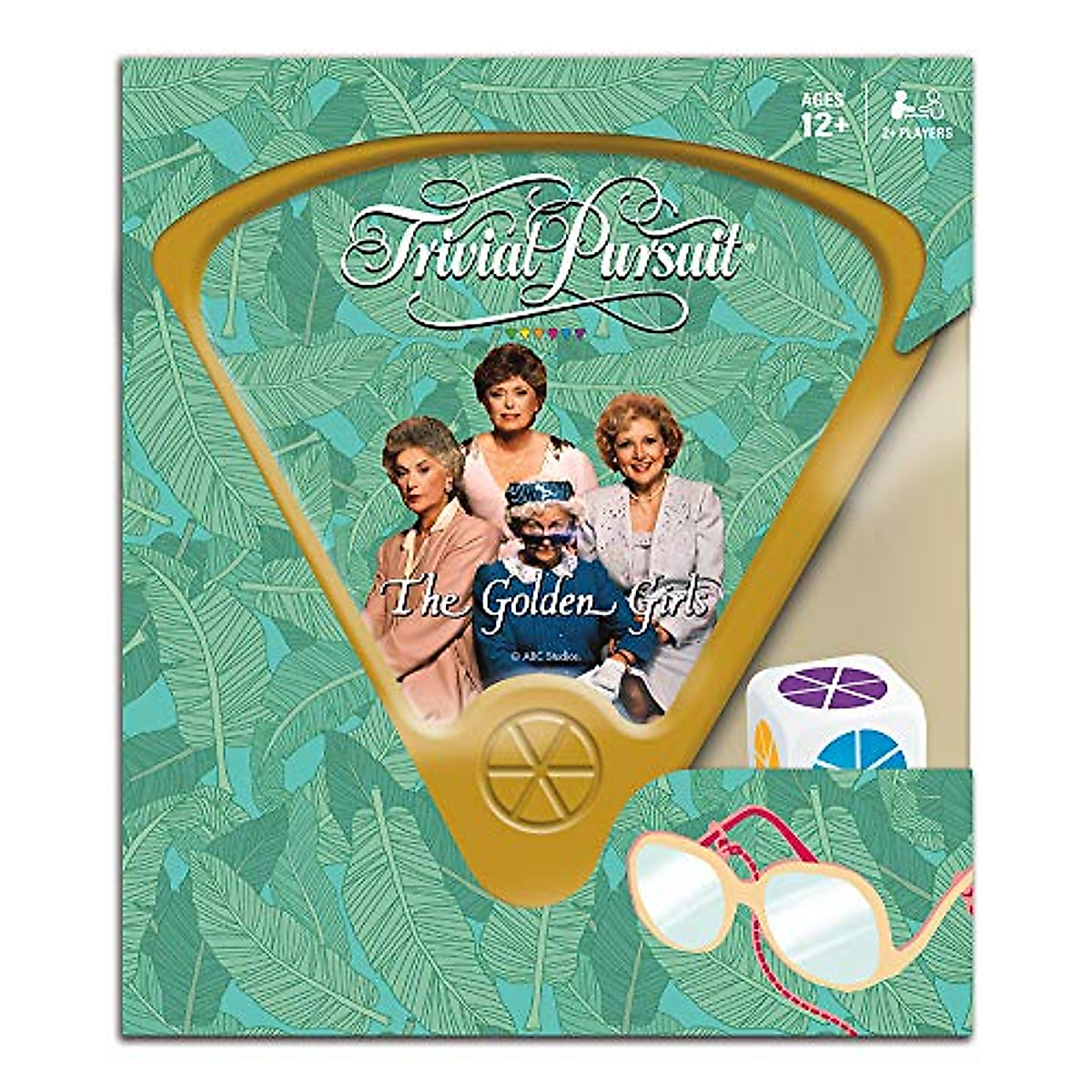 USAopoly Trivial Pursuit Golden Girls Trivia Game | Golden Girls TV Show Themed Game | 600 Questions to relive All The Classic Moments from The Golden Girls | Themed Trivial Pursuit Game
