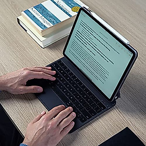 mobee Magic Keyboard Case for iPad Pro 12.9/13 inch & iPad Air 13, Magnetic Keyboard Case with Multi-Touch Trackpad, Backlit (Onyx, iPad Pro 13 inch M4 2024)