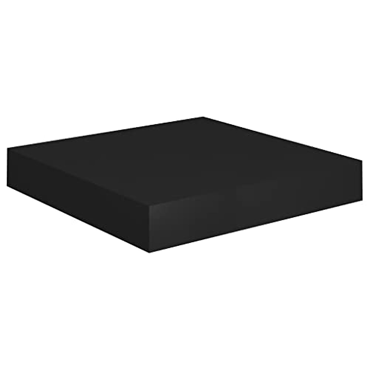 SKM Floating Shelves Wall Shelves for Awards, Books, Collectibles, Ornaments Display 9.1"x9.3"x1.5" 1 PCS Black