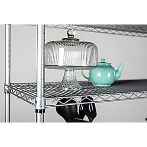 Omega 24" Deep x 30" Wide x 74" High 4 Tier Gray Starter Shelving Unit