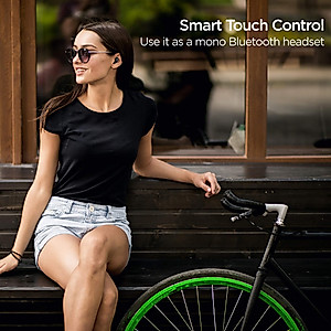 Motorola Moto Buds Charge - True Wireless Bluetooth in-Ear Headphones - Charging Case, IPX5 Waterproof Cordless Earbuds, Mobile Charge Capability, Up to 10 Hours Battery Life, Built-in Mic - Black