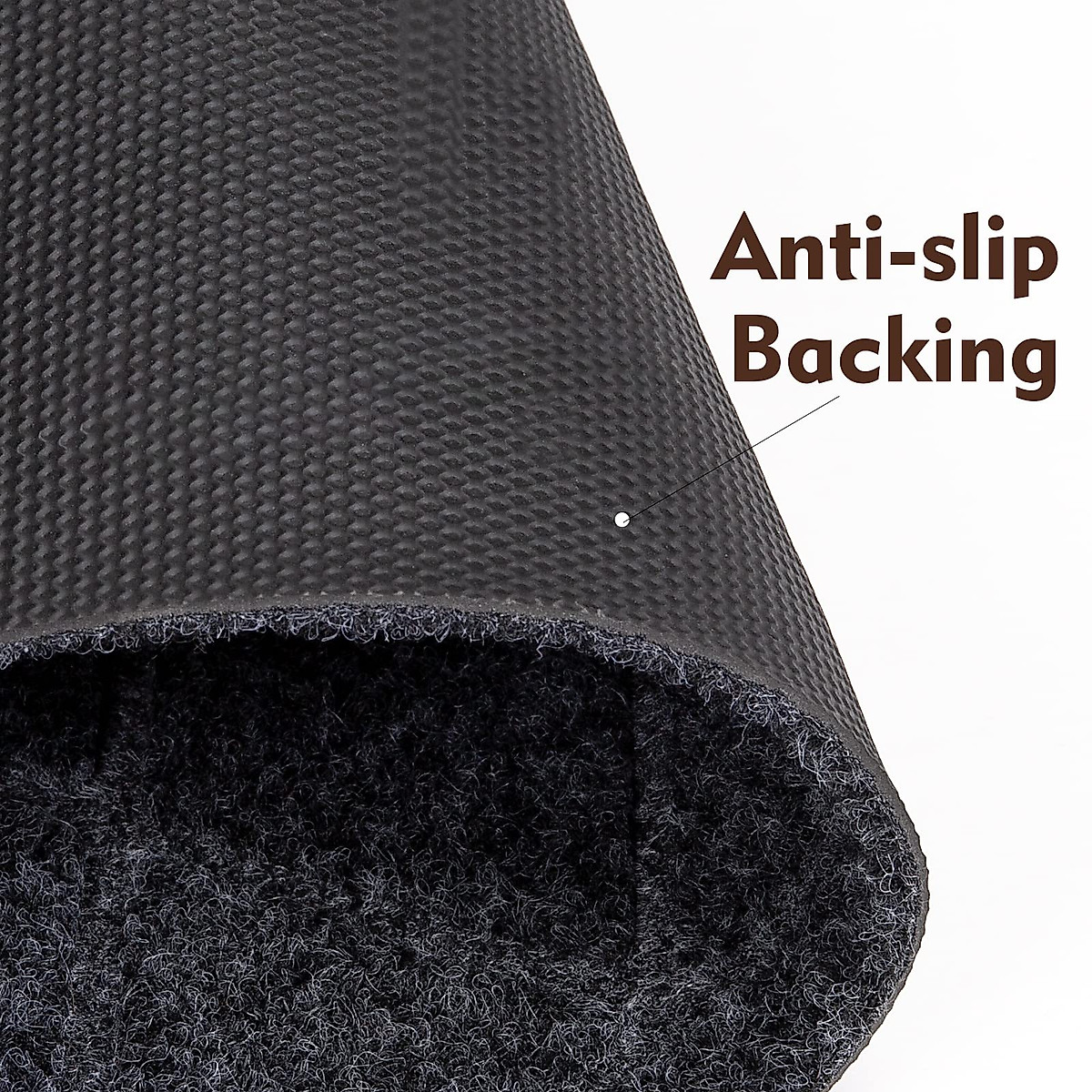 2 Pack Front Door Mat Outdoor, Absorbent Door Mat Indoor 30x17 inches Non-Slip Entrance Shoes Off Doormat for High Traffic Areas, Waterproof & Heavy Duty & Low-Profile