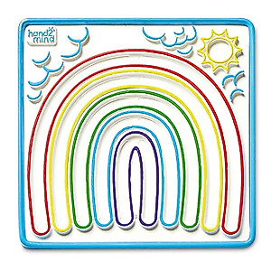 hand2mind Mindful Maze Boards, Learn Breathing Patterns, Mindfulness for Kids Anxiety Relief, Tactile Sensory Toys, Play Therapy Toys, Social Emotional Learning Activities, Calm Down Corner Supplies