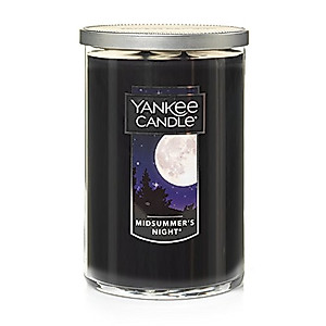 Yankee Candle Large 2-Wick Tumbler Candle, MidSummer's Night & Large Jar Candle Balsam & Cedar