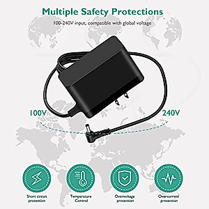 for Wahl Trimmer Charger, Lnauy Charger Compatible with Wahl 9888L 9818L 9818 9854L 9876L Groomer Clipper S004mu0400090 9854-600 97581-405 9867-300 Replacement Shaver Power Supply Cord