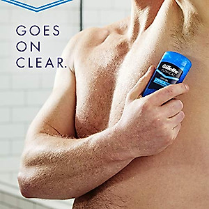 Gillette Clinical Strength Antiperspirant Deodorant for Men, Cool Wave Scent, Clear Gel, 1.6 Ounce