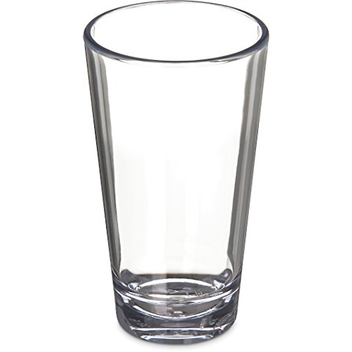 Carlisle FoodService Products Alibi Round Glass Clear Glass for Restaurants, Catering, Kitchens, Plastic, 16 Ounces, Clear