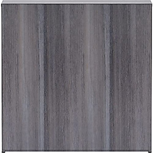 Lorell, LLR69626, Weathered Charcoal Laminate Bookcase, 36" x 12" x 36"