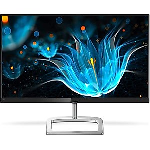 Philips E- line 276E9QDSB, 27-inch IPS LED FHD Free Sync LCD Monitor w/Ultra Wide-Color (1920x1080) - Glossy Black/Glossy Silver (Renewed)