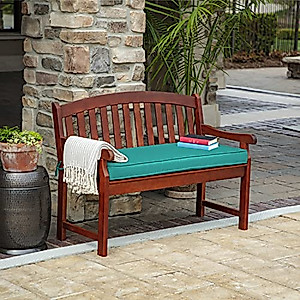 Arden Selections Outdoor Bench Cushion 18 x 46, Surf Teal