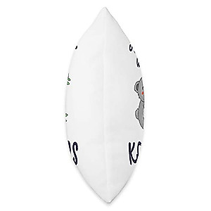 Girl Loves Koalas Cute Decorative Bedroom Couch for Girls Throw Pillow