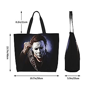 Michael Horror Myers Women's Shoulder Bags Purse Lightweight Satchel Handbags Casual Messenger Tote Bag
