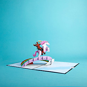 Lovepop Marvel Deadpool Birthday Pop Up Card - 3D Card, Birthday Card, Deadpool, Birthday Card for Kids, Pop Up Birthday Card, Marvel Birthday Card, Superhero Birthday Card, 3D Birthday Card 5 x 7