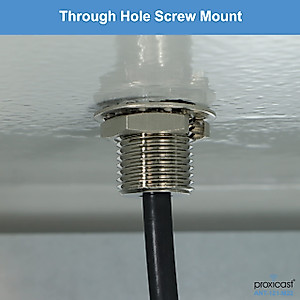 Proxicast Vandal Resistant 2x2 MIMO Low Profile 4G/5G Omni-Directional Screw Mount Antenna - 10 ft Coax Leads - for Cisco, Cradlepoint, Digi, Pepwave, Sierra Wireless and Others (ANT-121-M22)
