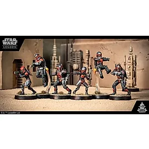 Star Wars: Legion Mandalorian Super Commandos Unit Expansion - Tabletop Miniatures Game, Strategy Game for Kids and Adults, Ages 14+, 2 Players, 3 Hour Playtime, Made by Atomic Mass Games