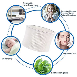 2-Pack Replacement Filters for Mainstays Humidifier, Part # A/H62 Humidifier Wick Filter
