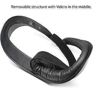 CALIDAKA VR Facial Interface Bracket & PU Leather Foam Face Pad Replacement Protective Lens Cover for Oculu s Quest 2 VR Headsets Sweat-Proof Comfortable