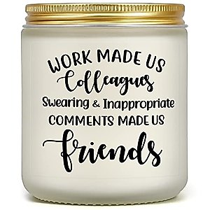 PARDIEUR Funny Goodbye Gifts for Coworker Leaving - Farewell Candle Gift for Women Men Christmas Birthday Office Going Away Present for Colleagues Friends Work Bestie Boss Female Male
