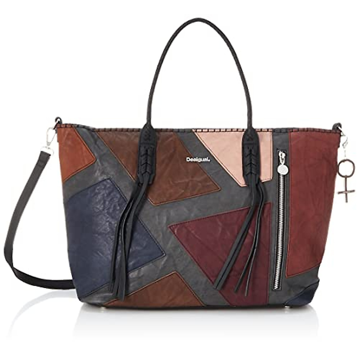 Desigual(デシグアル) PVC Shopping Bag, Braun