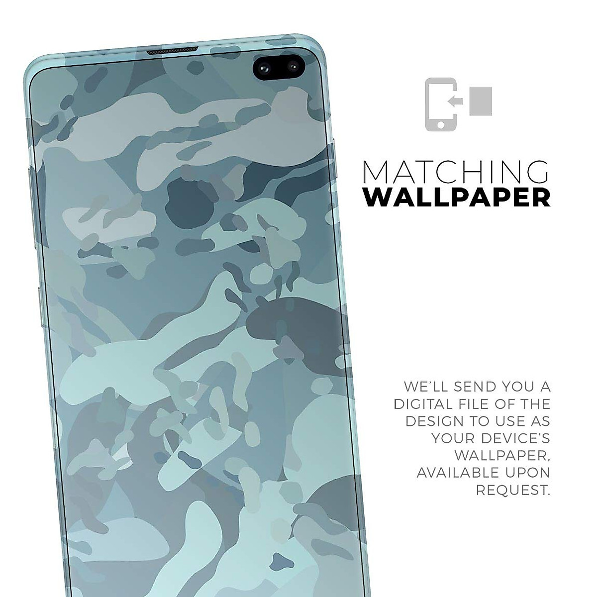 DesignSkinz Desert Sea Camouflage V2 Protective Vinyl Decal Wrap Skin Cover Compatible with The Samsung Galaxy S20 (Screen Trim & Back Glass Skin)