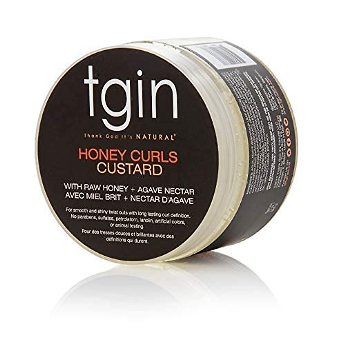 Thank God It's Natural Honey Curls Custard - 12 Oz - For Natural, Dry, Curly, Damaged Hair