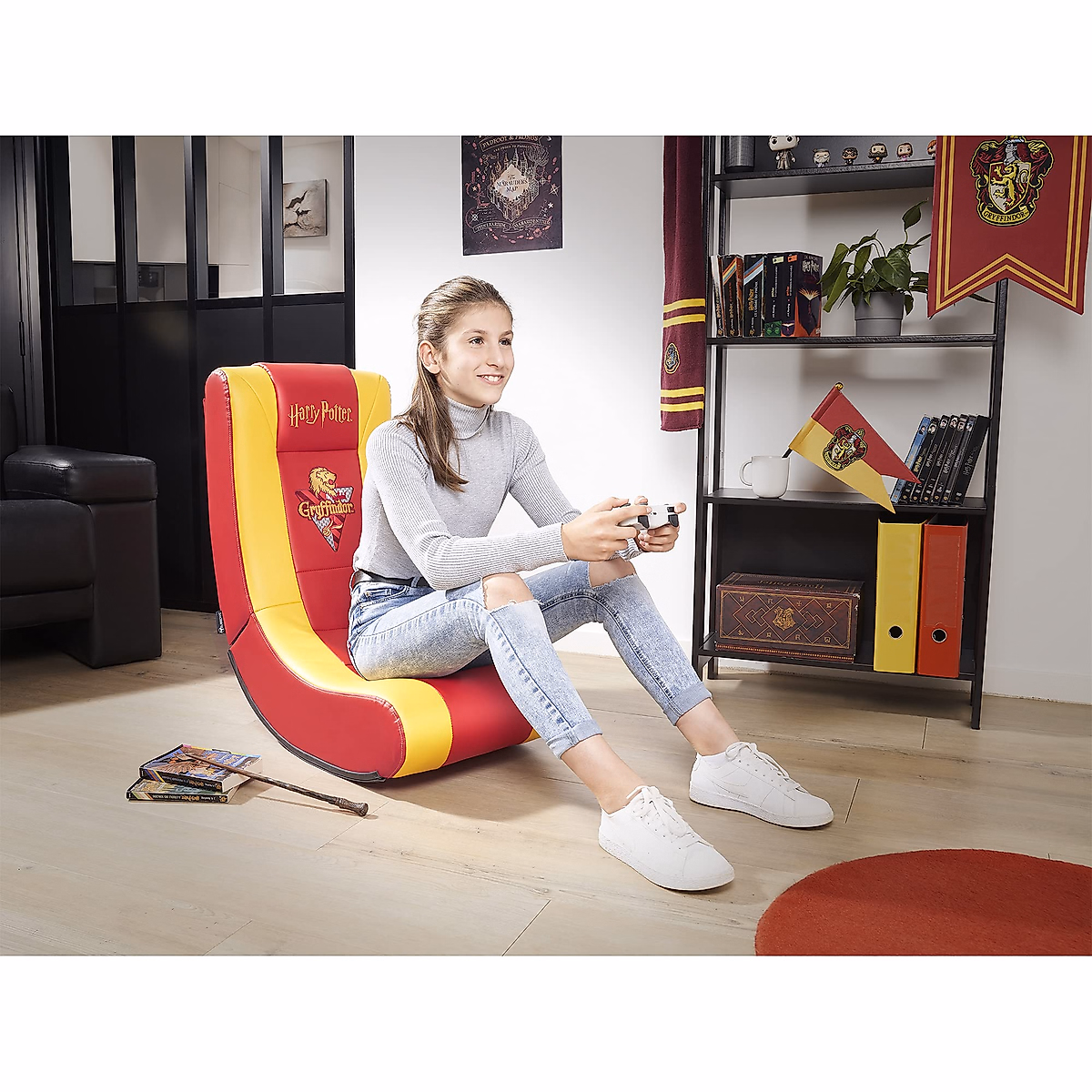 Subsonic Harry Potter- Junior Rock'n'seat Gaming Chair- Child/Teenager Gamer Seat for Bedroom Official License (PS5////)