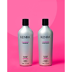 Kenra Volumizing Shampoo/Conditioner | Maximize Volume | Creates Body, Bounce & Fullness | Increases Volume By 30% | Extends Lift From Stylers By Up To 155% | Fine To Medium Hair | 10.1 fl. Oz (Set)