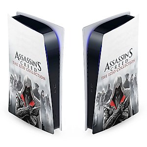 Head Case Designs Officially Licensed Assassin's Creed Cover Art Brotherhood Graphics Vinyl Faceplate Sticker Gaming Skin Decal Cover Compatible With Sony PlayStation 5 PS5 Digital Edition Console