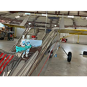 Plane Perfect EcoClean Waterless Cleaner, Wash and Wax for Airplanes, Automotive, Bikes and More (16 oz. Spray Bottle)