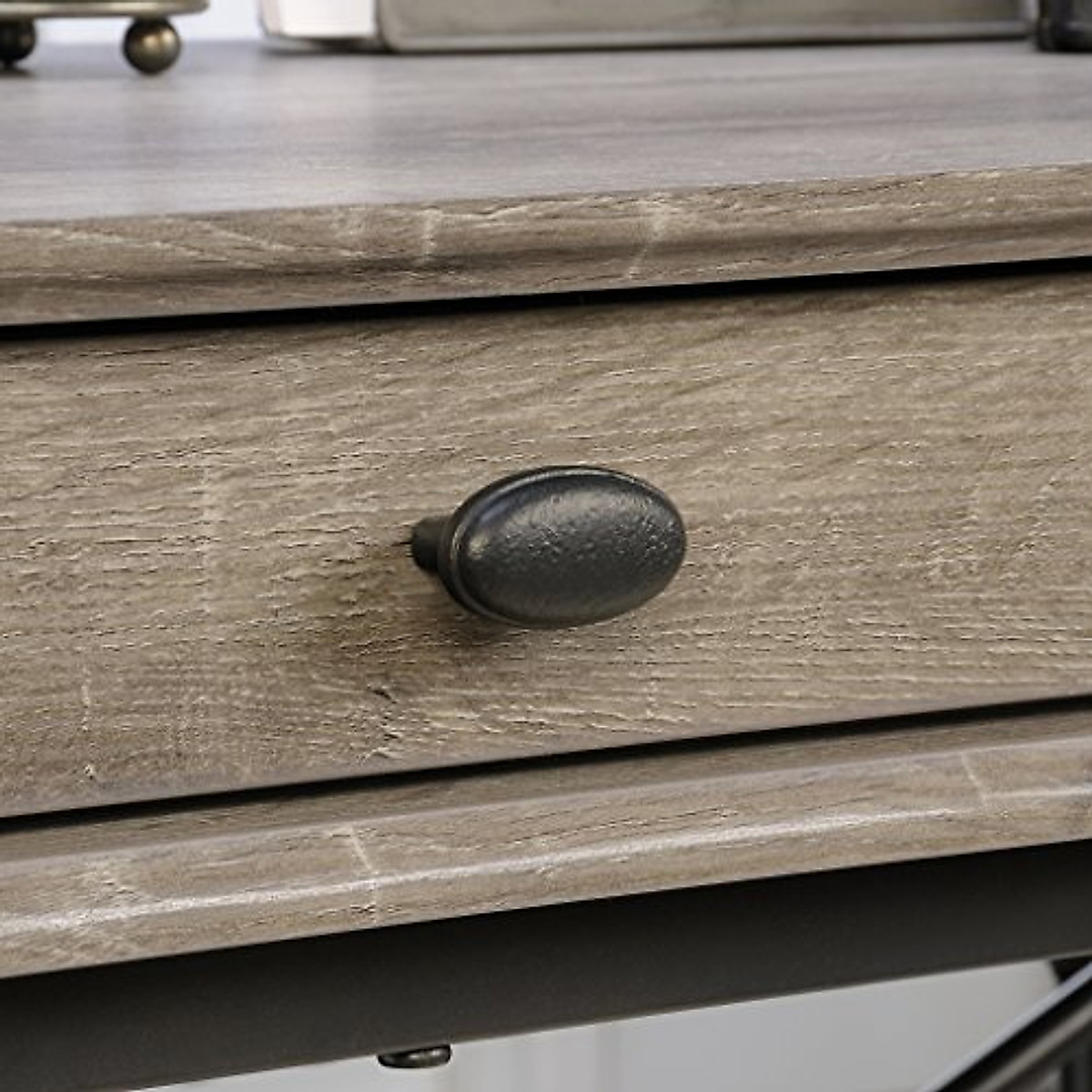 Sauder Canal Street Console Desk, Northern Oak finish