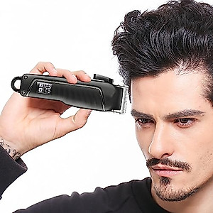 HARUE Hair Clippers for Men, Hair Clipper Adjustable Hair Trimmer Electric Haircut Cordless Hair Cutting Machine Digital Display Clippers for Men
