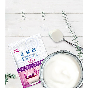 Necvior 1 Pack Vegans Yogurt Starter 10g Baking Supplies Yogurt Powder Homemade Starter Homemade Yogurt Has No Preservative Natural Yogurt Fermentation Powder