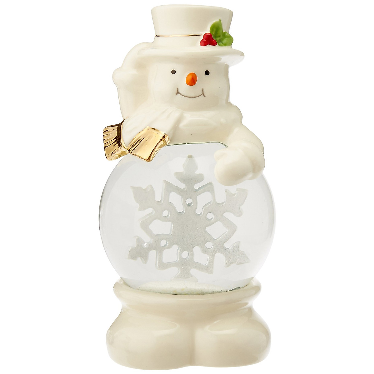 Lenox Let it Snow Snowman Snowglobe