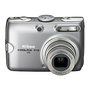 Nikon Coolpix P3 8.1MP Digital Camera with 3.5x Vibration Reduction Optical Zoom (Wi-Fi Capable)