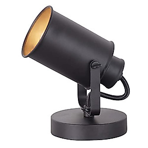 Catalina Lighting 18775-012 Modern Multipurpose Spotlight Desk or Wall Mount Accent Lamp, 6", Dark Bronze