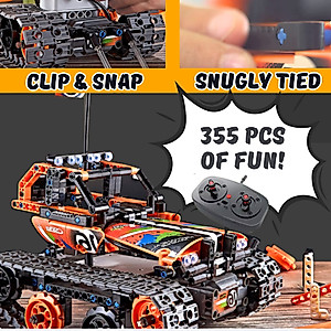 Remote Control Building Toy for Boys Age 8 to 12 Years Old 3 in 1 Set Build Your Own Rc Cars and Robot Perfect Stem and Engineering Project for Kids Best Birthday Gift for 8 to 14 + Year Old Boy