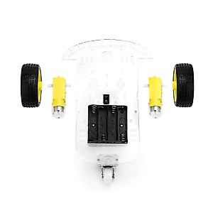 Emo Smart Robot Car Chassis Kit with Motors, Speed Encoder and Battery Box for DIY