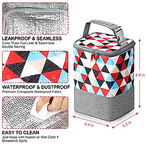 Accmor Breastmilk Cooler Bag, Baby Bottle Cooler Bags, Insulated Bottle Cooler Tote Bags On The Go, Fits 4 Large 8oz Bottles, for Nursing Mom Daycare Travel