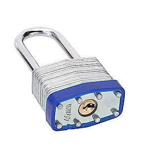 Fu Volante Lock, 1-9/16" (40mm) Laminated Keyed Padlocks, keyed Alike Locks, 2 inch Long Shackle Locks- Pack of 12