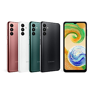 SAMSUNG Galaxy A04S 4G LTE (128GB + 4GB) Unlocked Worldwide (Only T-Mobile/Mint/Metro USA Market) 6.5" 50MP Triple Camera + (w/Fast Car Charger) (Green)