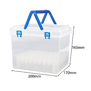 Yiju Markers Pens Box Pen Holder Storage Organizer Case for Paint Sketch Markers, 80 Slot