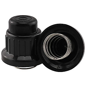 E-outstanding AA Push Button Igniter Switch 2PCS Black Universal Gas fire Pit AA Battery Pulse igniter Push Button Switch Replacement Cap