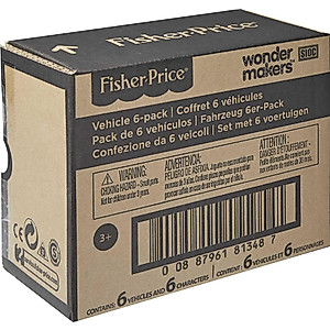 Fisher-Price Wonder Makers Design System Vehicle 6-Pack