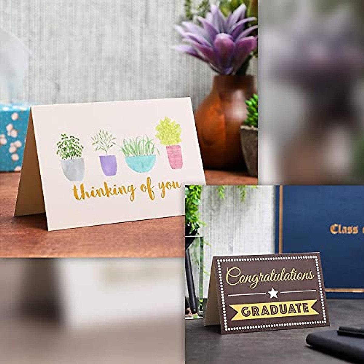 All Occasion Blank Greeting Cards with Envelopes, Assorted 48 Designs(4 x 6 in, 144 Cards)