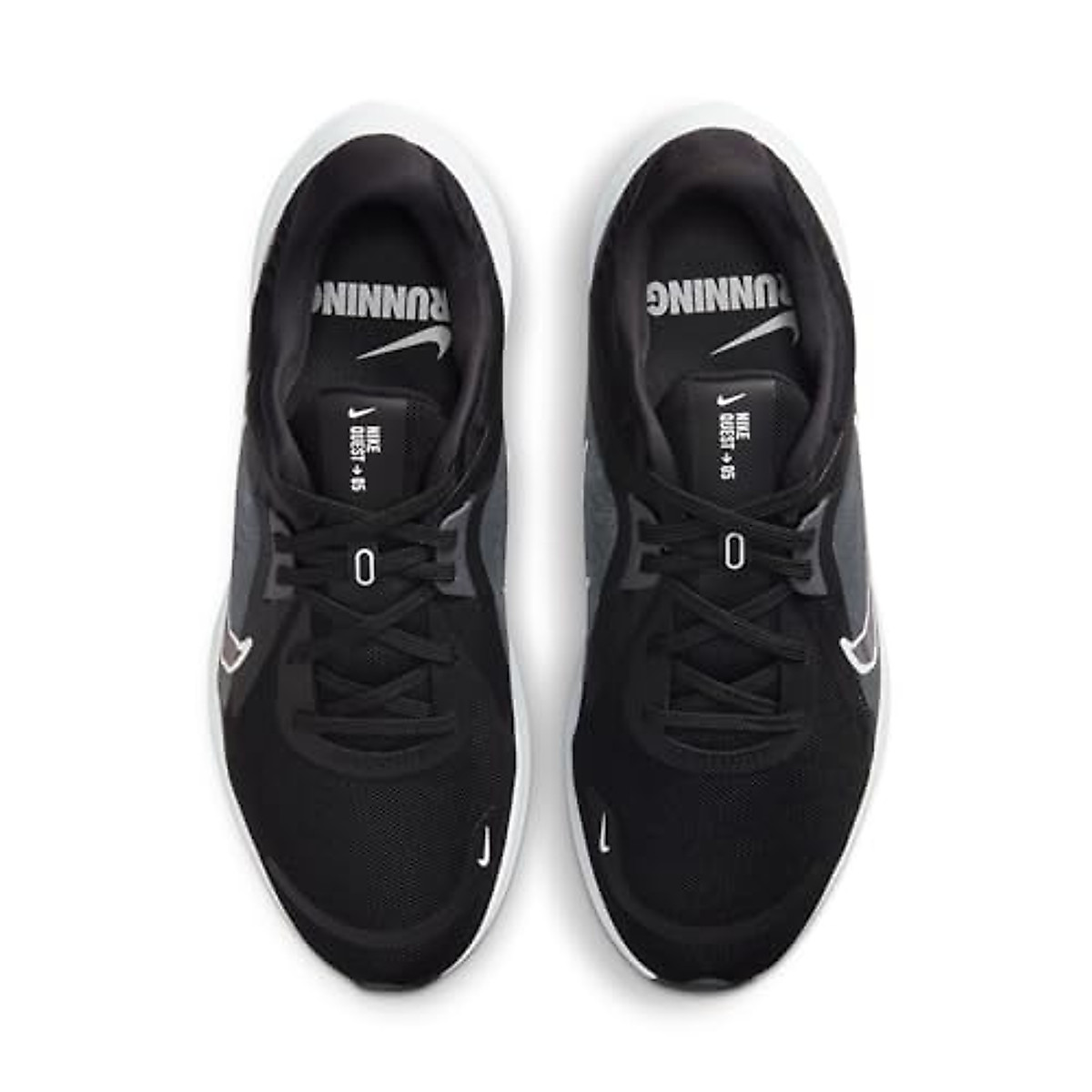 NIKE Women's Quest 5 Sneaker, Black/White-Iron Grey-DK Smoke Grey, 7 UK