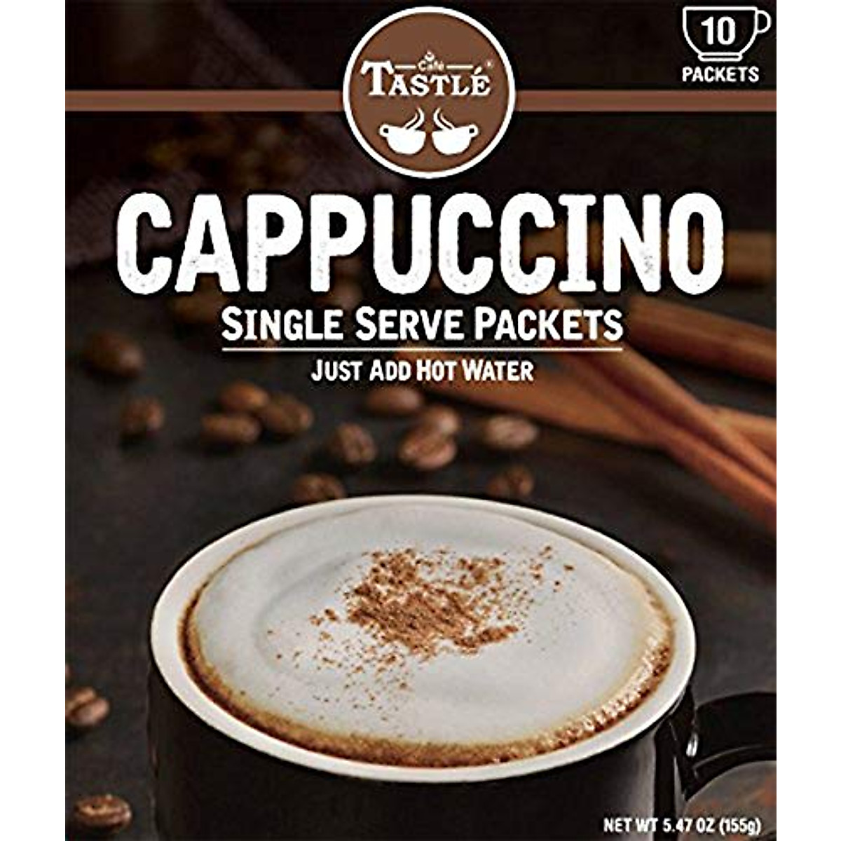 Cafe Tastle Single Serve Coffee, Cappuccino, 120 Count