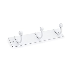 Richelieu Hardware 70548BAG Utility Hook Rack 9-1/16 in (230 mm), White