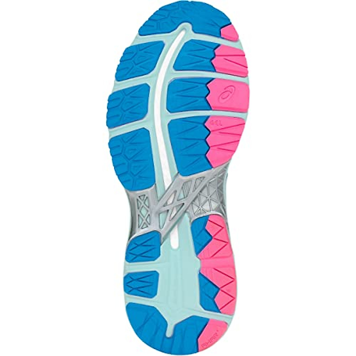 ASICS Women's Gel-Kayano 23 Running Shoe, Diva Blue/Silver/Aqua Splash, 6 M US