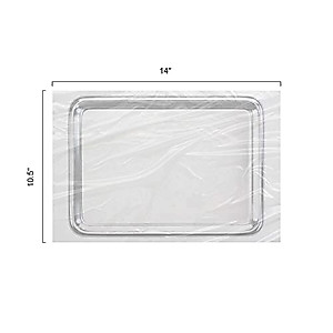JMU Dental Tray Covers, Disposable Clear Plastic Sleeve, Ritter Size B 10.5" x 14", Box of 500