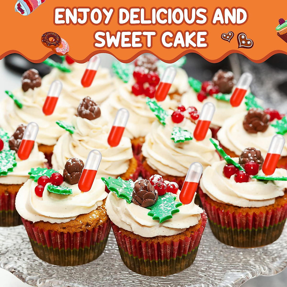 Kingdder 1000 Pcs 4 ml Cupcake Pipettes Squeeze Transfer Dropper Disposable Dropper Pipettes Plastic Transfer Pipettes Liquor Infuser for Cupcakes Chocolate Dessert Ice Cream